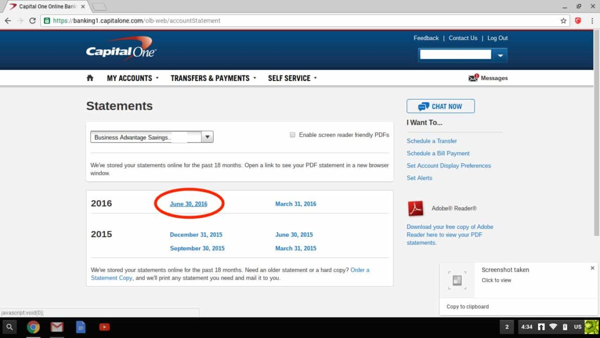 How To Download Capital One Bank Statements | Big Think Capital